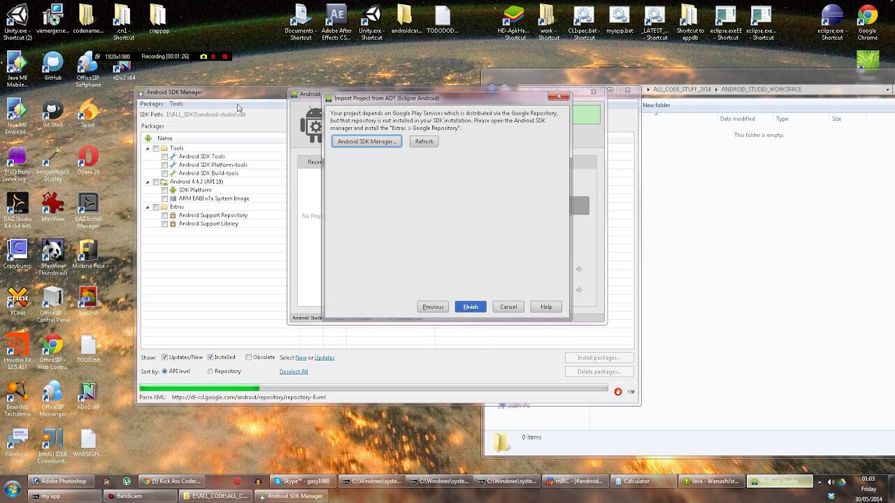 How to migrate a project from Eclipse to Android Studio