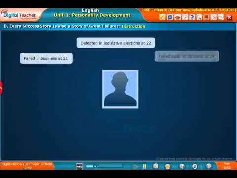 Personality Development, Class 10 English | Digital Teacher