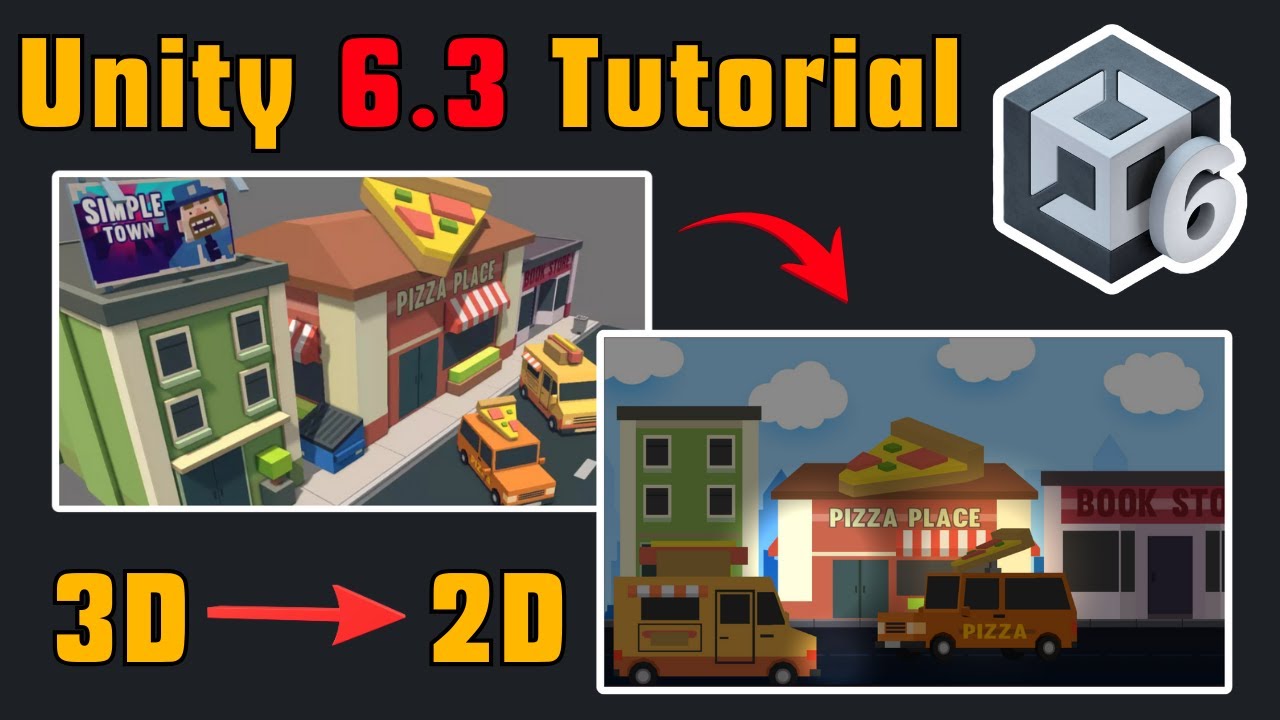 Unity 6.3 Tutorial - 3D Models that behave like 2D Sprites!
