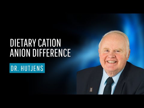 Fine adjustment of the cationic anionic difference of the diet [Research Update]