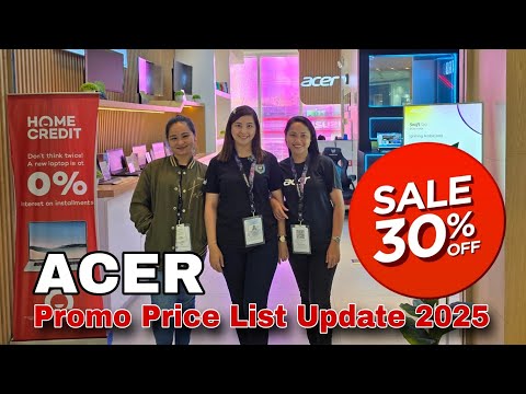 ACER LAPTOP'S Specifications & SALE 30% OFF, Promo Price List Update 2025