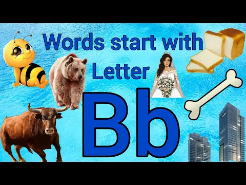 Words Start With B | B Letter Words | Vocabulary Words | Kids Vocabulary Learning| Fa Family Muslima