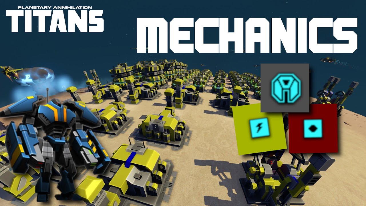 Planetary Annihilation TITANS Mechanics: Commander and Economy