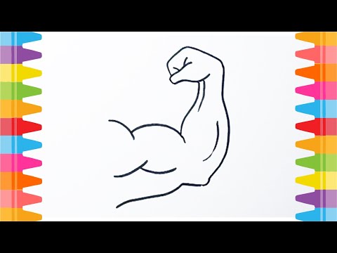 How To Draw A Muscle Step by Step – I'm Youtuber – Follow my videos to ...