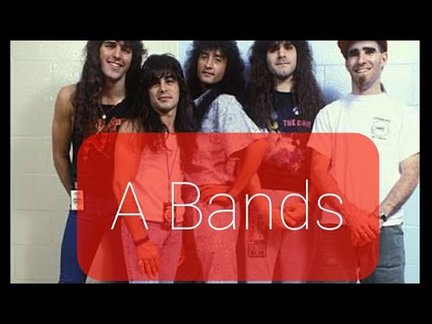 Top 5 Artists/Bands That Start With The letter A