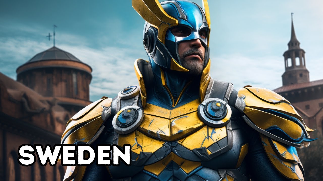 Asking AI to Create a Superhero for Each Country |  Created with AI