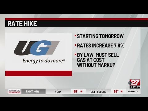 UGI to increase natural gas prices on September 1