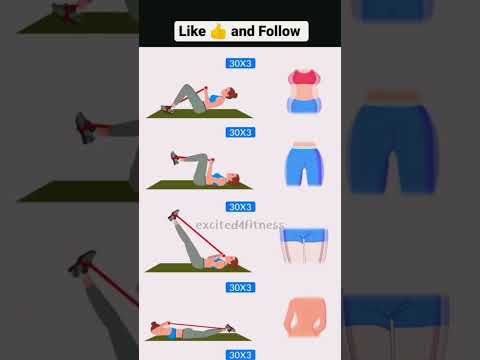 resistance band workout #shorts #youtubeshorts #shortsvideo #shortsfeed #viralshorts #fitness #gym