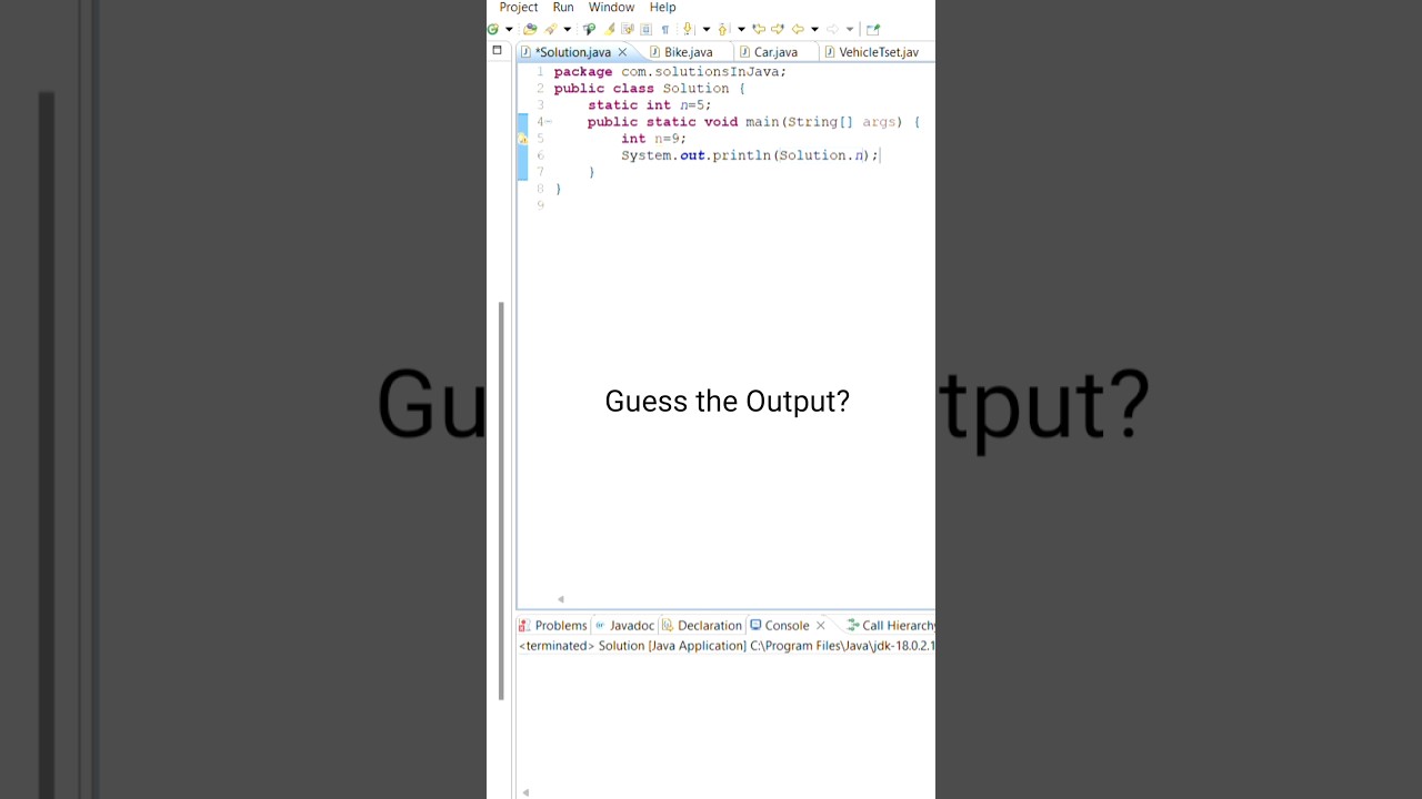 Guess the Output of these Java Program #java  #learnwithme #codinglife
