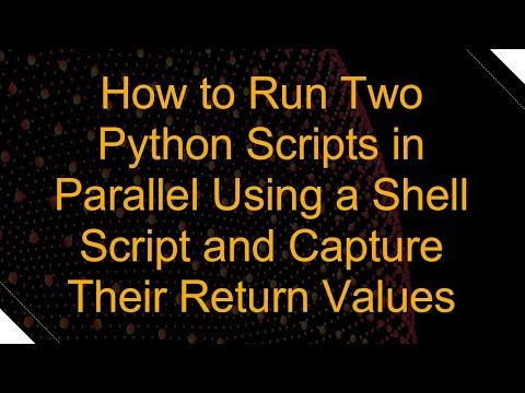 How to Run Two Python Scripts in Parallel Using a Shell Script and Capture Their Return Values