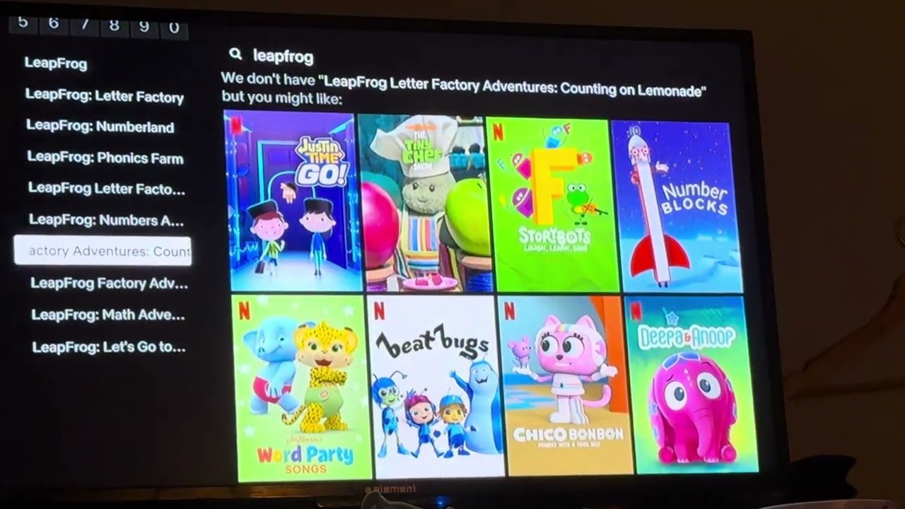 I Can’t Find Leapfrog Movies On Netflix