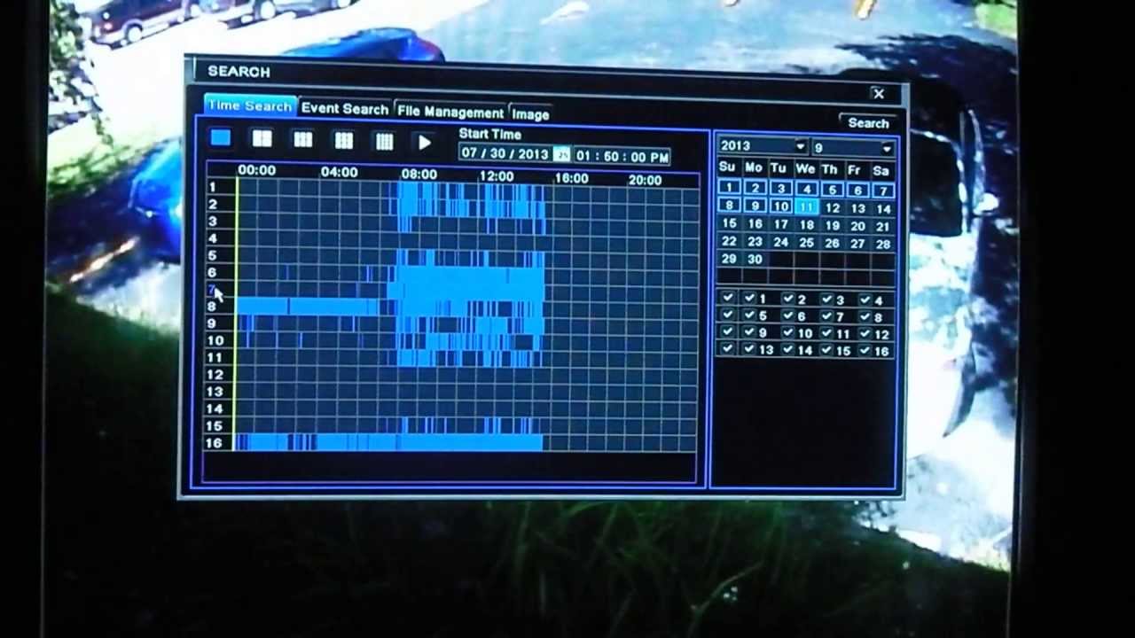 Step 1: How to find or search for video on my H.264 Plex video surveillance system dvr