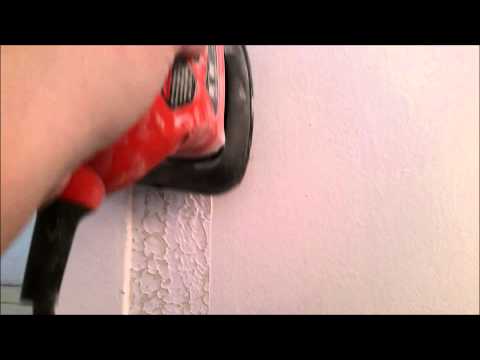 How to remove decorative plaster from walls