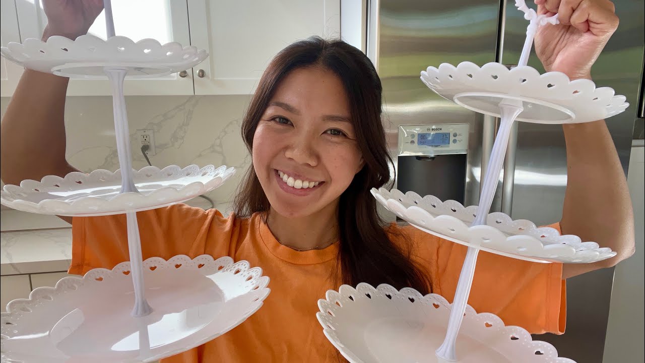 Three Tiered Serving Tray Perfect For Afternoon Tea!