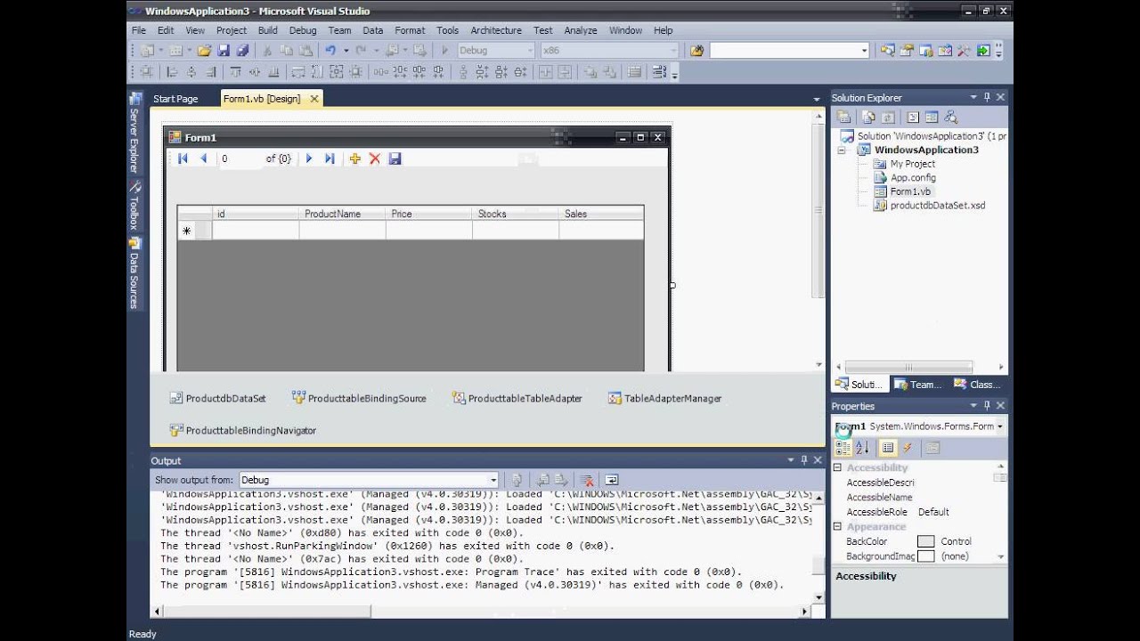 Connecting SQL Database in ReportViewer with Quick Search using VB.Net 2010