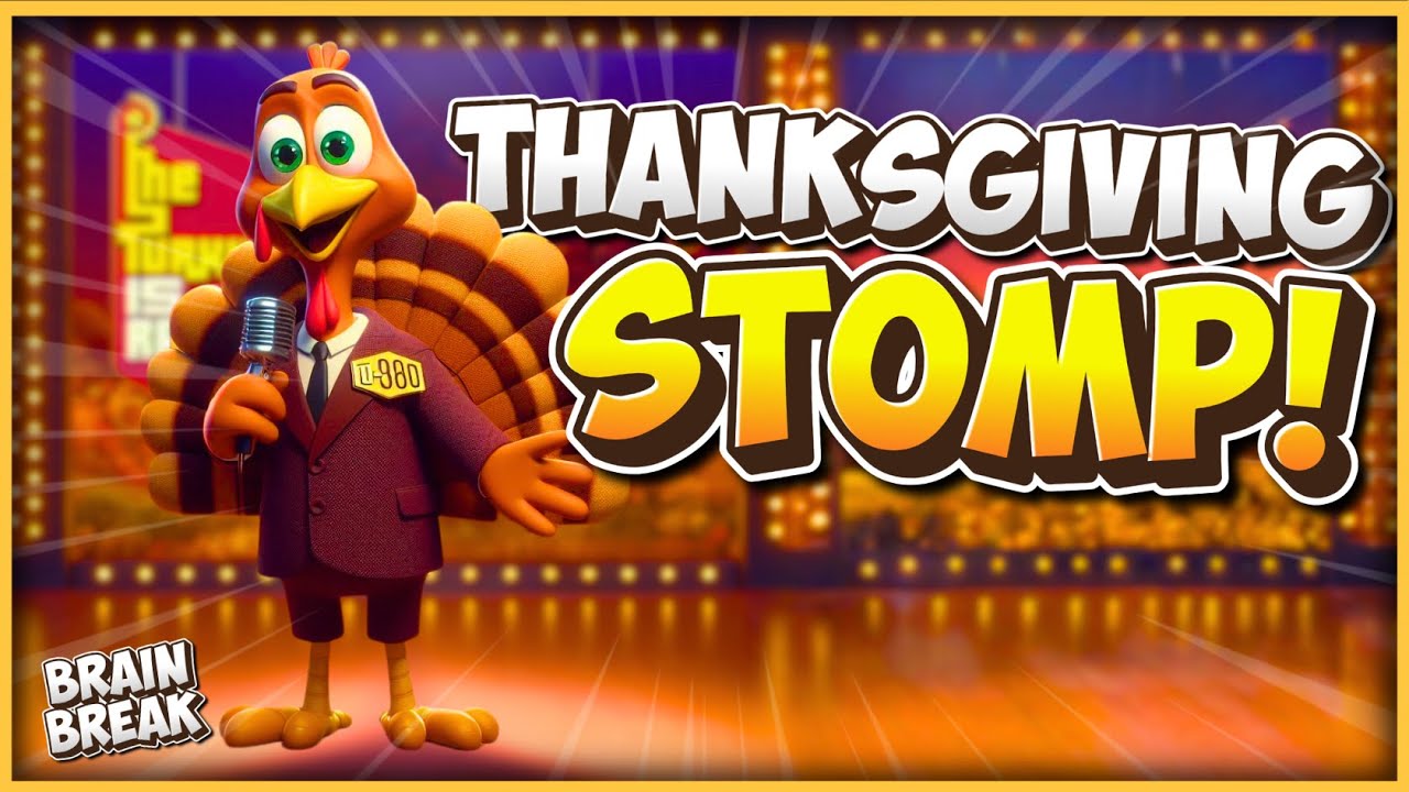 Thanksgiving STOMP! 🍁 Autumn Brain Break 🍁 Thanksgiving 🍁 Danny Go Noodle 🍁 Just Dance