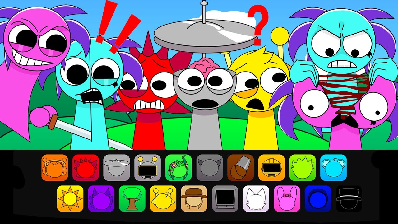 Incredibox Sprunki But SEMIHEMI Kill Each Other! | NEW Pyramixed Characters!