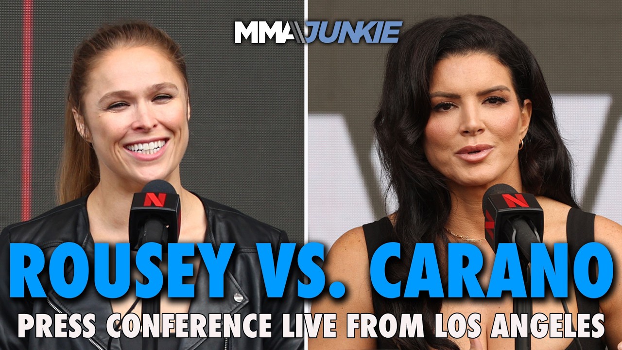 Rousey vs. Carano pre-fight press conference with full card