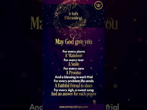 Animated Daily Blessings GIF Video with Sound #shorts by wordsjustforyou.com #blessings