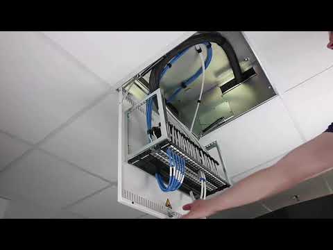 Gigamedia CBOX | Coffret 19' CEILING BOX cabling 4U - Blanc | Rexel France