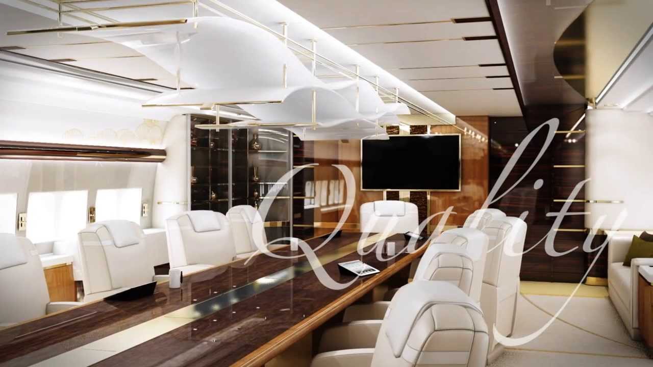 World’s First Private 747-8 Interior Looks Rather Like a Mansion than ...