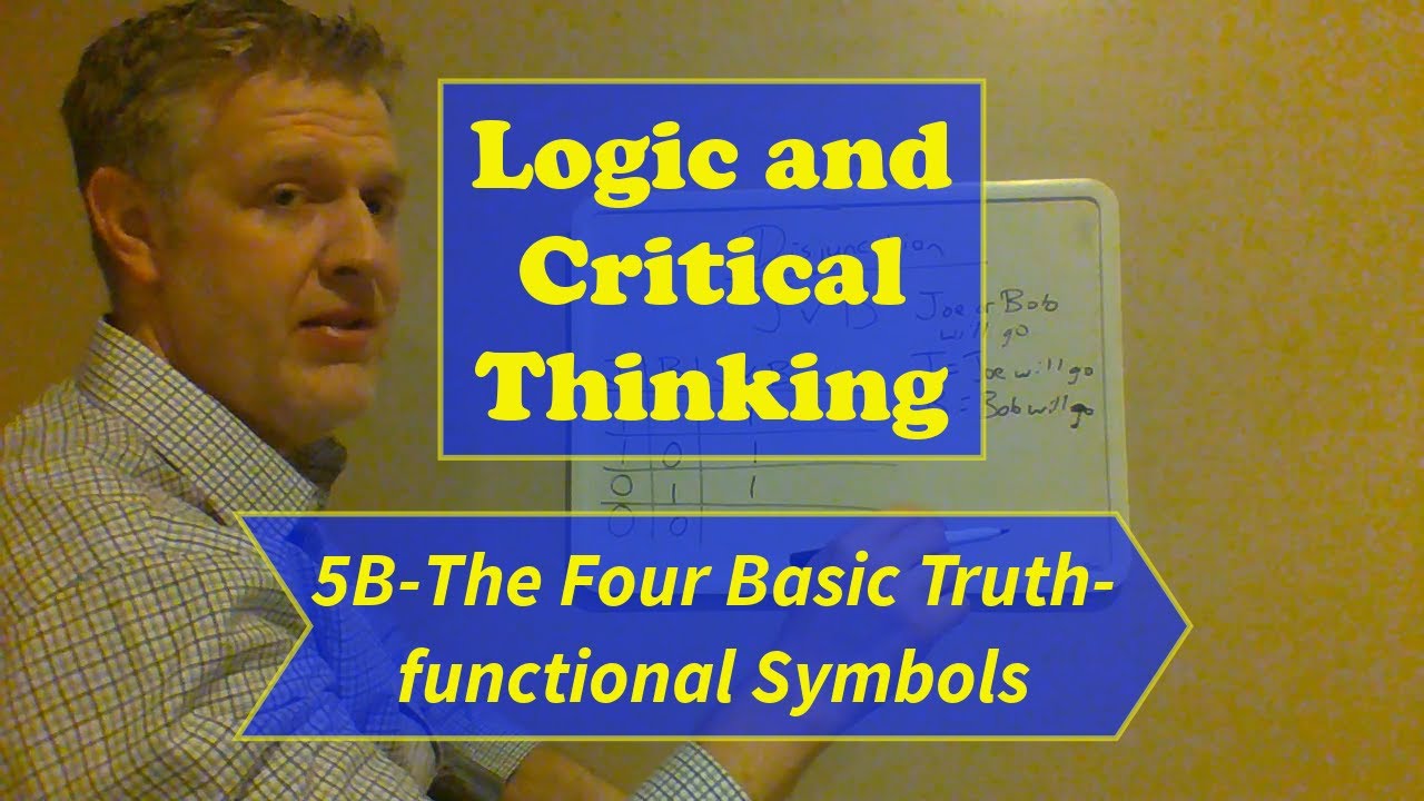 Logic and Critical Thinking-Lecture 5, Extra Lesson B: The Four Basic Truth-functional Symbols