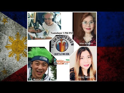 The Fil-Am Radyo Show 310 featuring singer/songwriter Direk Leo hosted by Bert, Miles, Vicky & Norb
