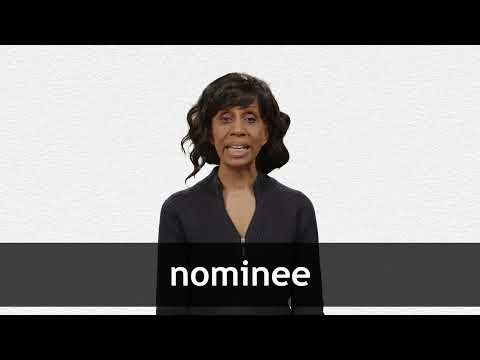 NOMINEE definition and meaning | Collins English Dictionary