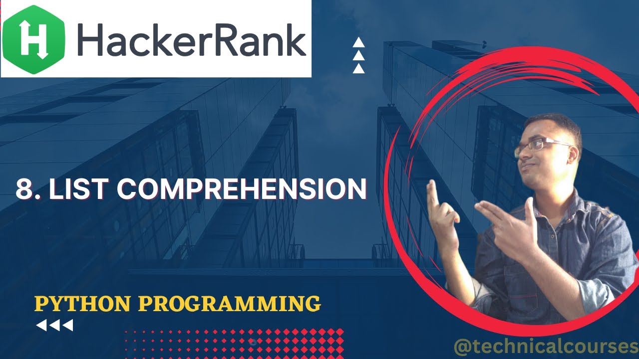 list comprehension python hackerrank solution | list comprehension python program solution #python