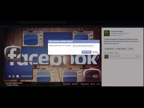 How to Move a Photo To a New Album on Facebook