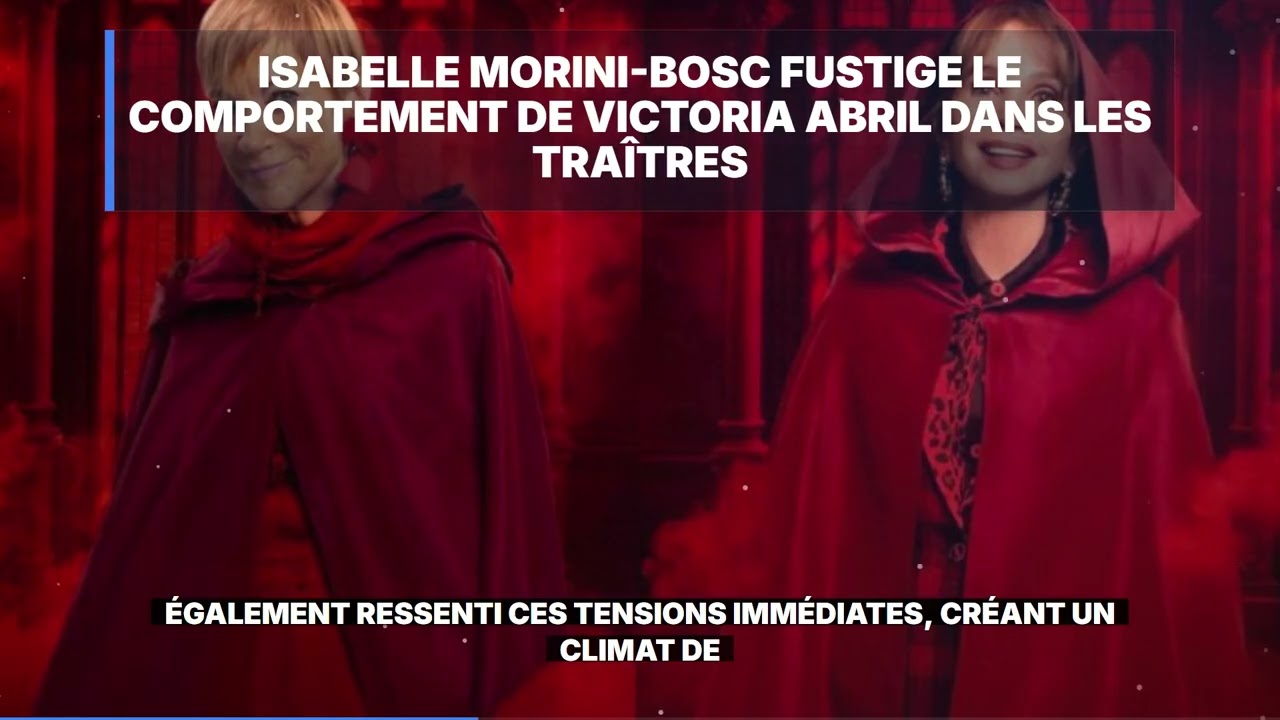 Isabelle Morini-Bosc annonce son départ de l'émission Les Traîtres sur ...