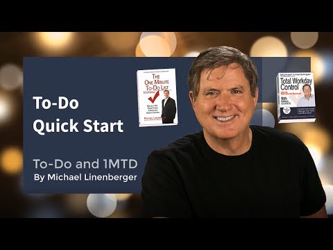 New Videos: Microsoft To-Do Quick Start, and Sale on Course | Michael ...