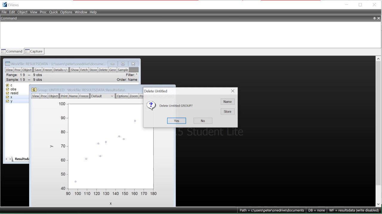 Getting Started with EViews