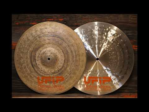UFIP 16" Natural Series Hi-Hat Cymbals - 1200/1400g | Reverb