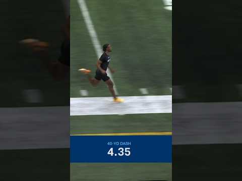 Adonai Mitchell 4.35 in the 40 Fastest Time ๐จ๐จ #nflcombine #football #texaslonghorns