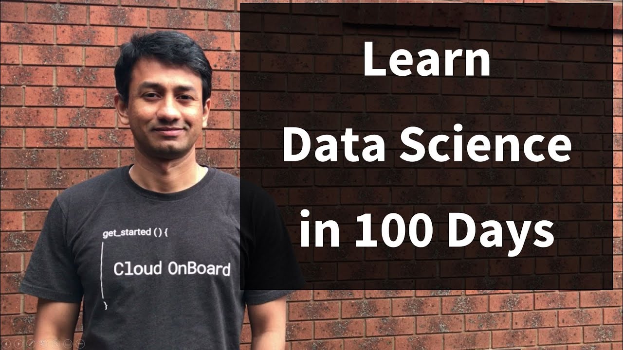 About my course learning data science in 100 days