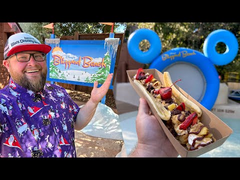 Disney’s Blizzard Beach | World’s Fastest & Tallest Free Fall Water Slide | NEW Food: Water Park