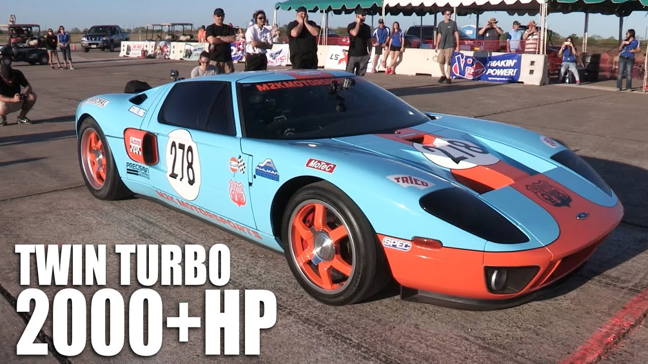 2,000+ HP Ford GT Sprints to 255 MPH like It's a Walk in the Park ...