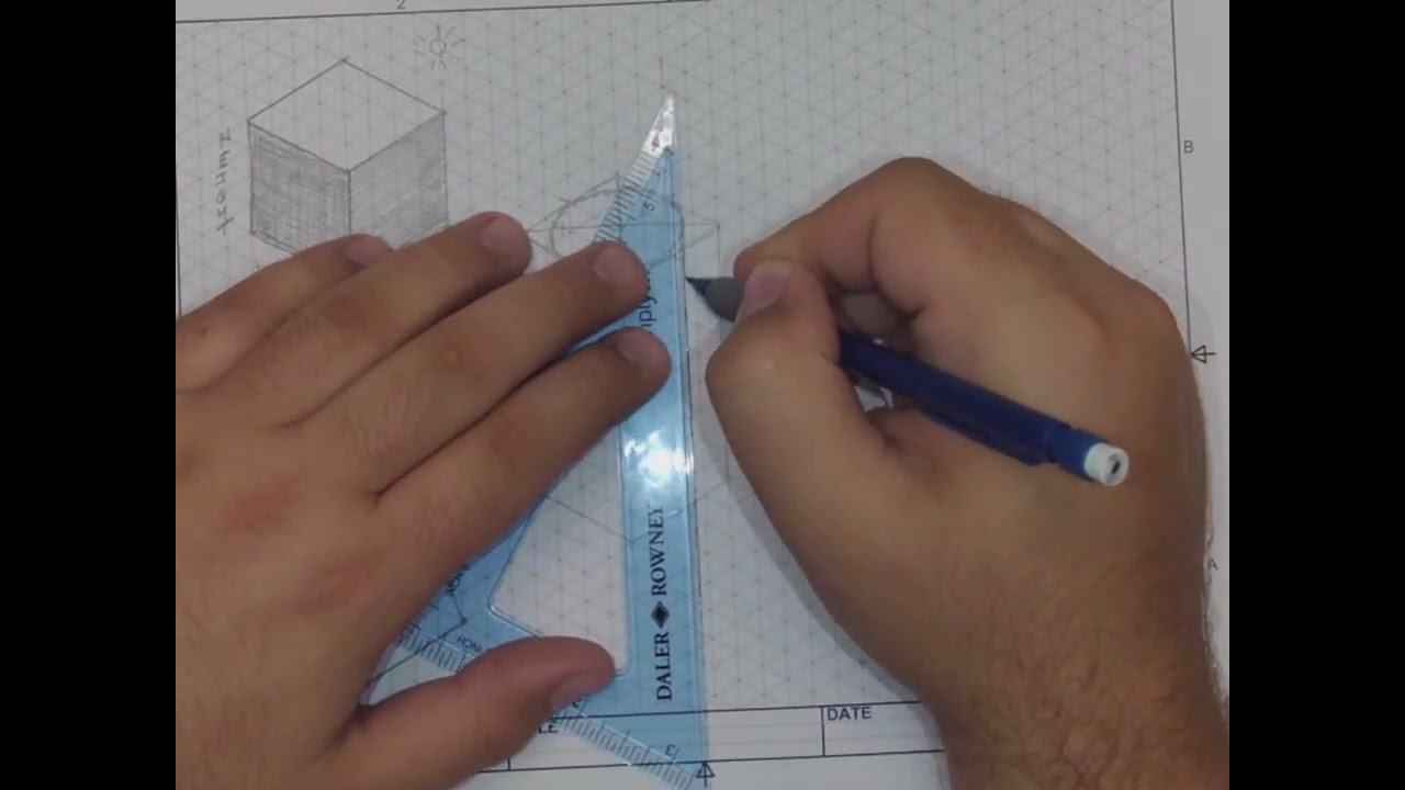 Isometric Sketching - Cylinder