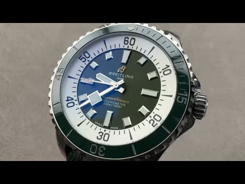 Breitling Superocean (A17376A31L1S1) - Green Dial Hands-On Review & Features Overview