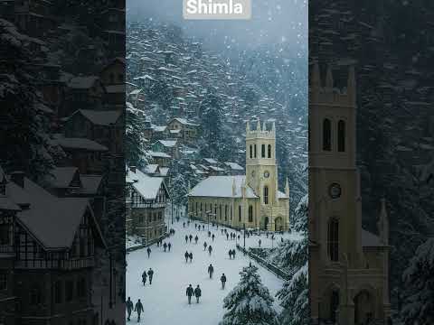 "Shimla Vibes: Stunning Views & Magic! #TravelIndia #himachaltourism #shorts #viralshorts