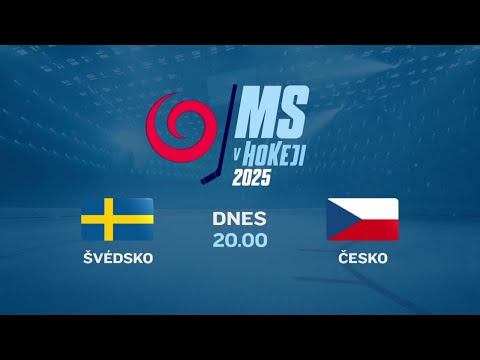 2025 IIHF Majstrovstvá sveta - Štvrťfinále: Švédsko - Česko (22.5.2025 o 20:00 na JOJke)