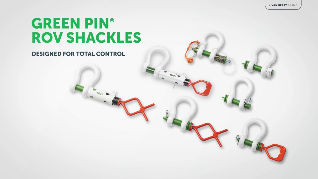 Green Pin ROV Locking Clamp Shackle