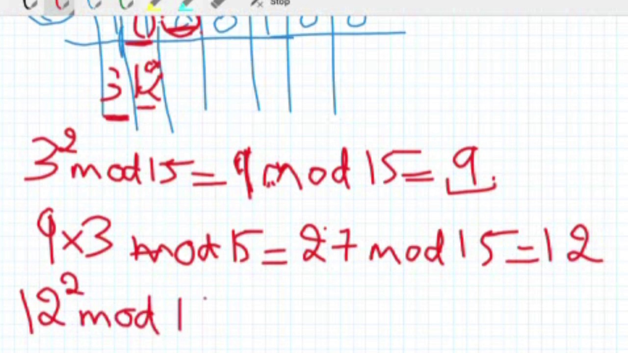 Fast Modular Exponentiation Explained