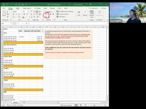How to Compare Unit Prices via Excel