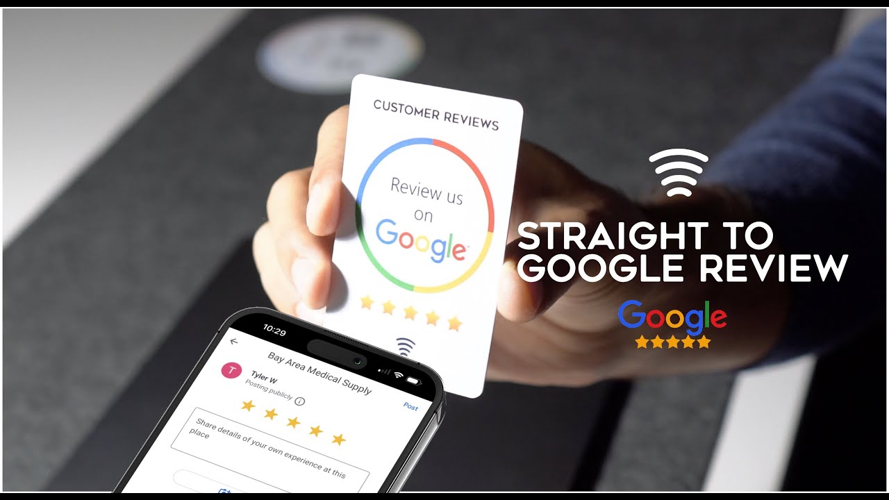 How to make a Google Review Tap Card - Straight to the Review