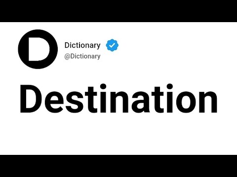 Destination Meaning In English