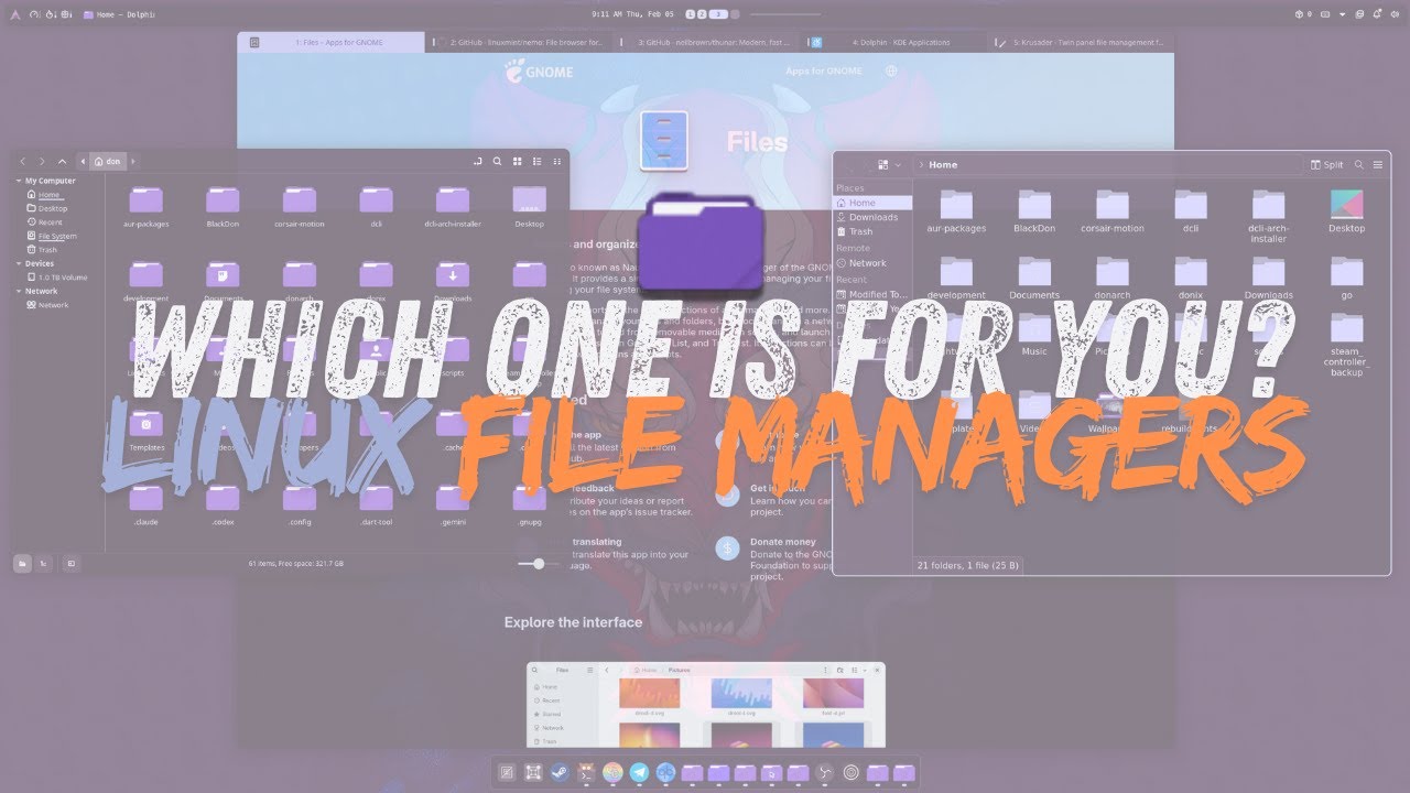 Linux File Managers