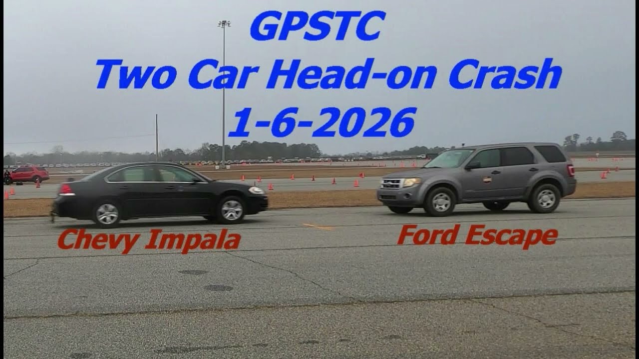 Two Car Head-On Crash Test at the GPSTC
