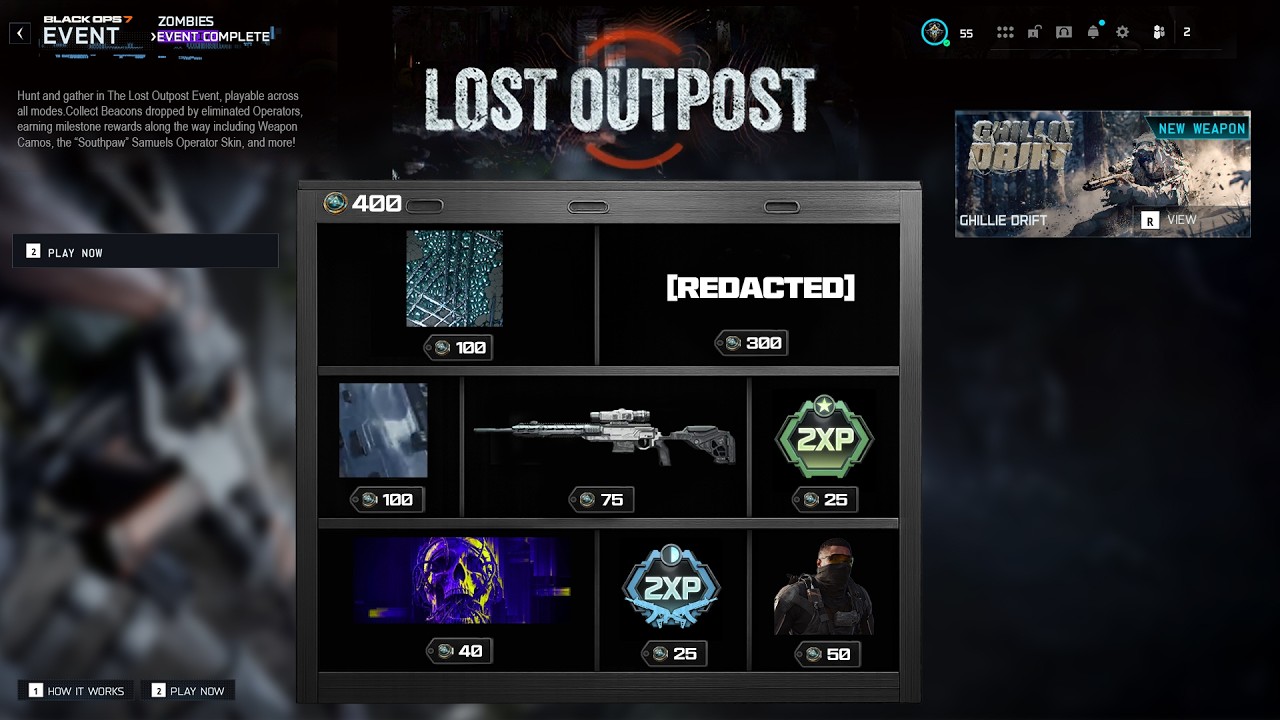 NEW Lost Outpost Event Rewards EARLY SHOWCASE! (Free Operator, Animated Camos, & Strider 300 Sniper)